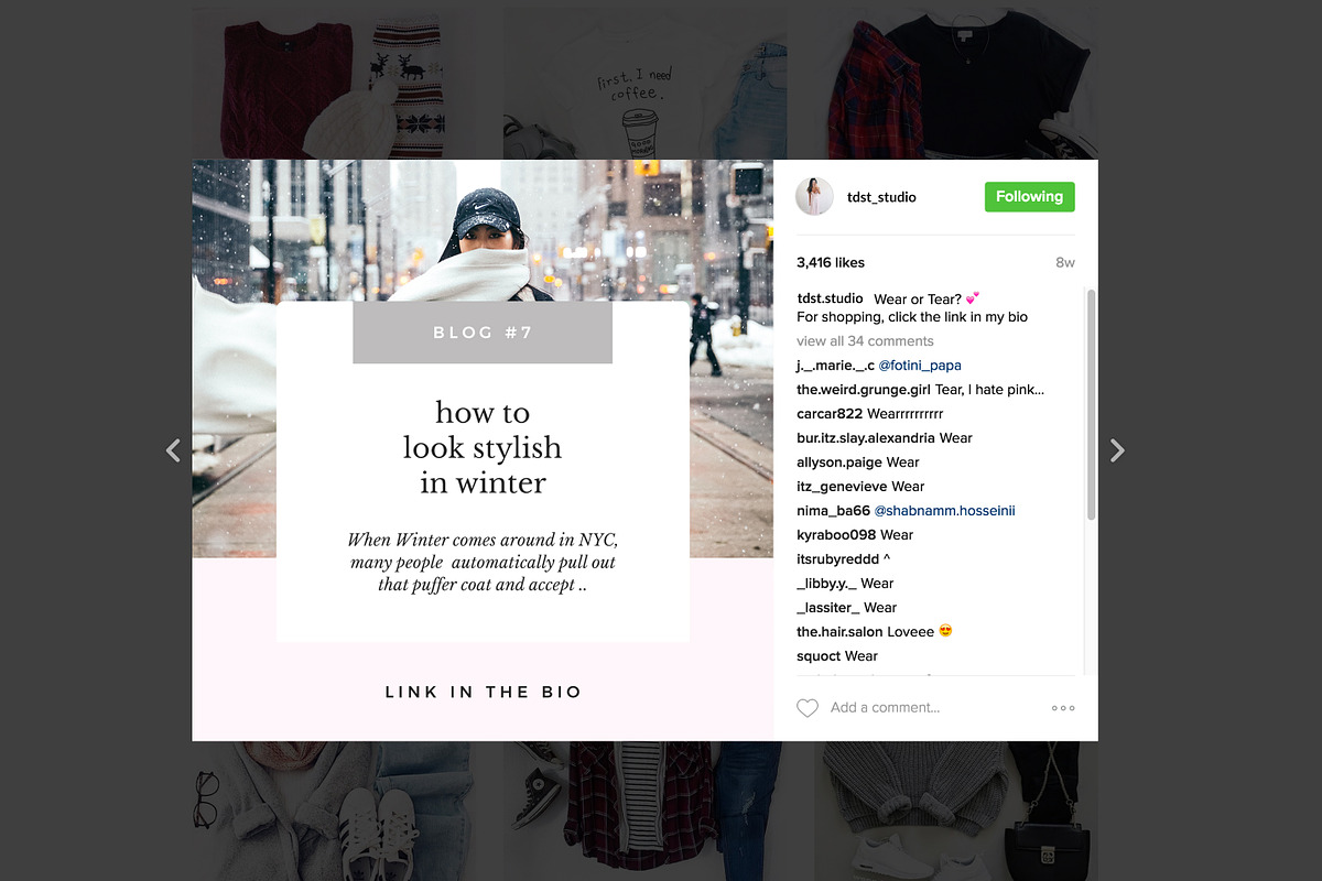 Hazel Instagram Pack, a Social Media Template by Crevo Studio