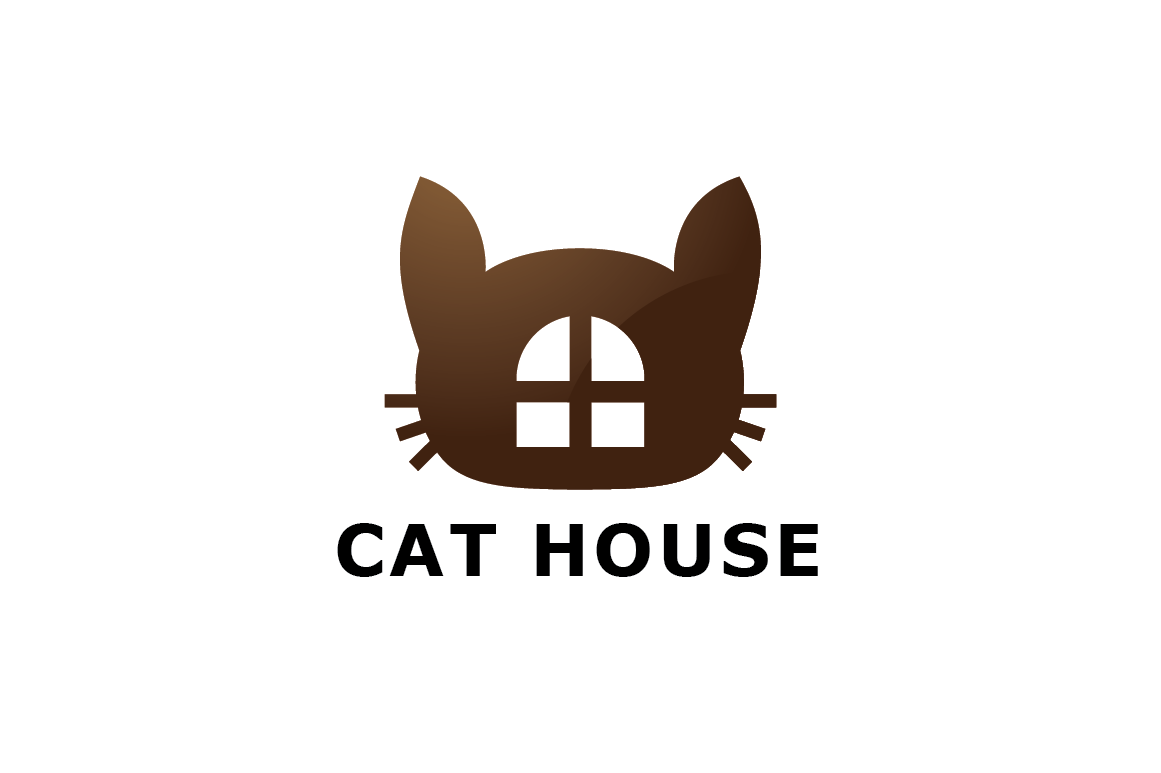 Cat House Logo Template, a Branding & Logo Template by Heavtryq Design