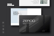 ZEROO Minimal PowerPoint Template, a Presentation Template by GoldenPixelStudio