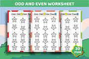 Odd and Even Worksheet, an Object Graphic by ElimesherStudio