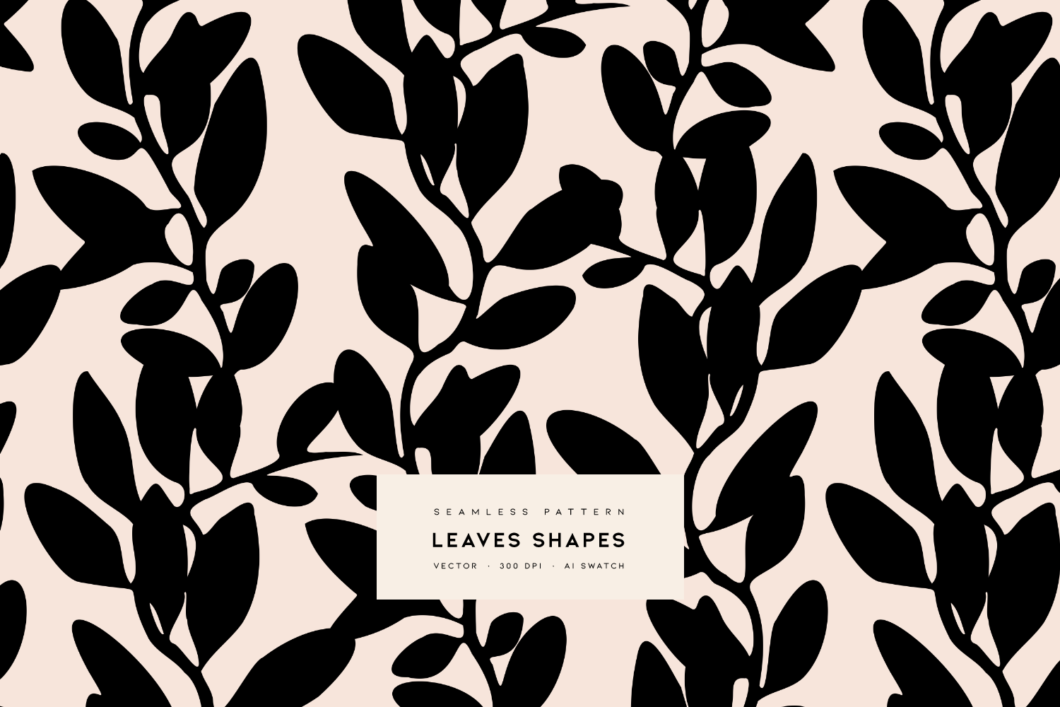 Leaves Shapes | Vector Pattern, a Pattern Graphic by MalyskaStudio