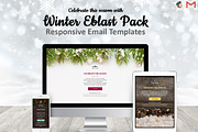 3 Winter Email Templates Pack, an Email Template by Khryna Designs