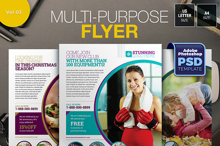 Multipurpose Flyer Vol.06, a Flyer Template by KitCreativeStudio2