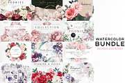 WATERCOLOR BUNDLE Peonies & Roses | Illustrations ~ Creative Market