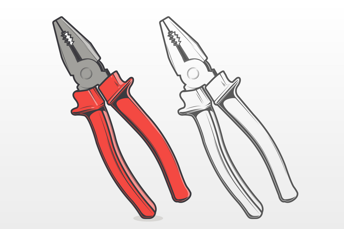 Pliers, an Object Graphic by Snitovets | Creative Market
