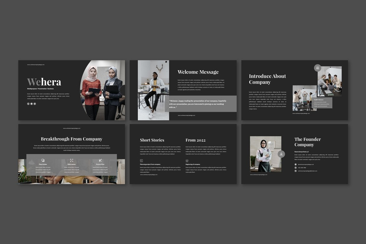 Wehera - Multipurpose Powerpoint | Creative Market
