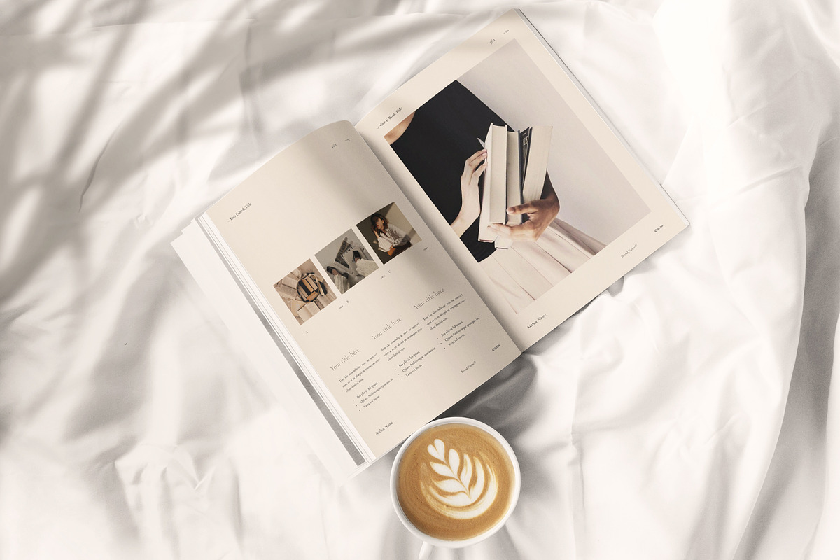 Digital E-Book Design Template, a Magazine Template by ArtisanaAura