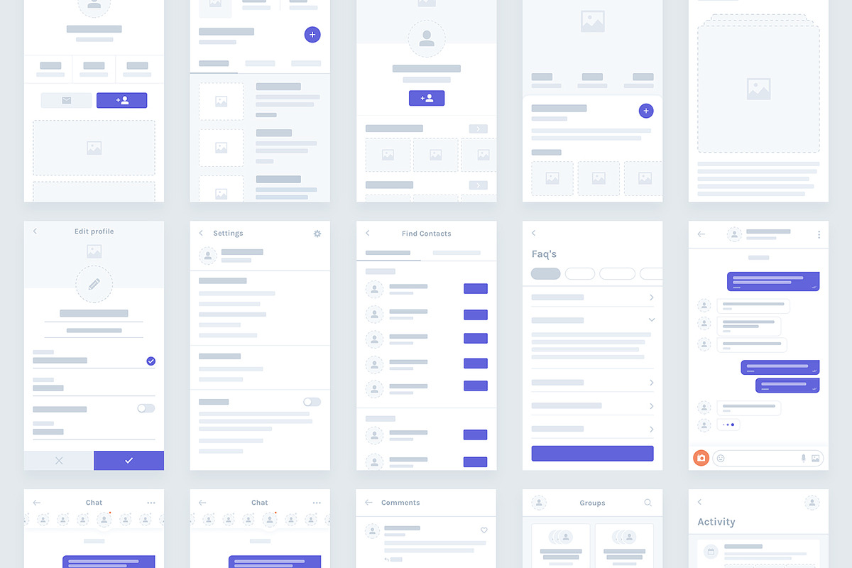 HotBlocks - Mobile Flowcharts UI Kit, an UI Kit Template by Dorin007 ...