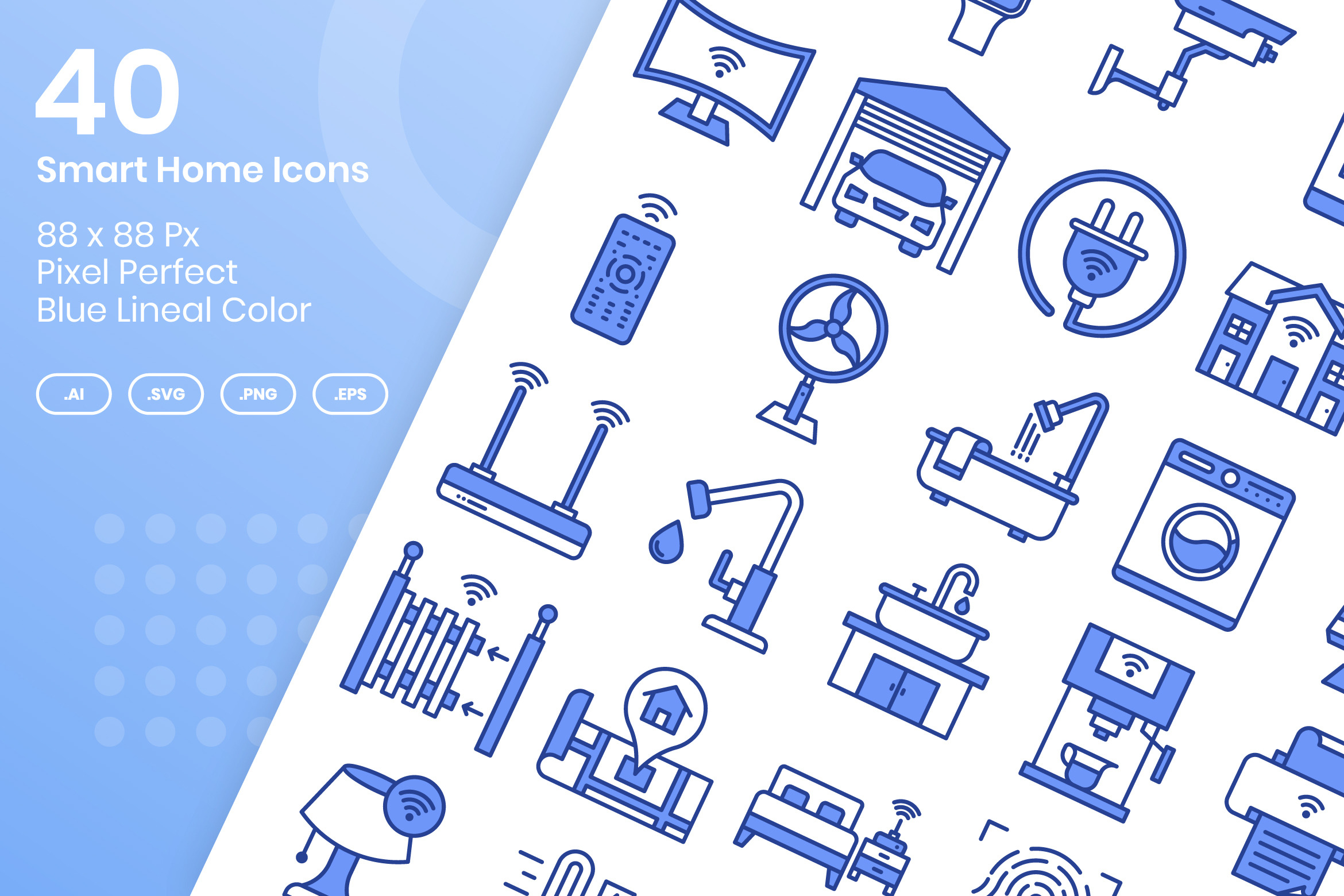 40 Smart Home - Lineal Color