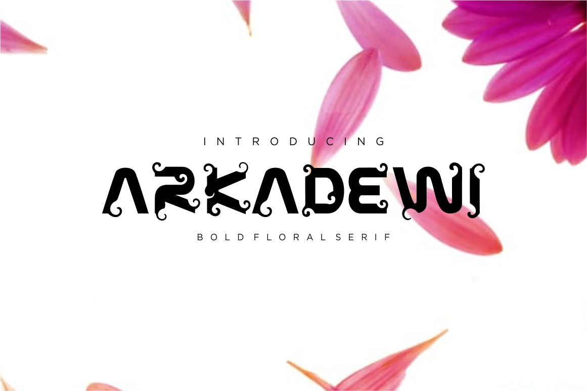ARKADEWI Typeface, a Sans Serif Font by lemahijo