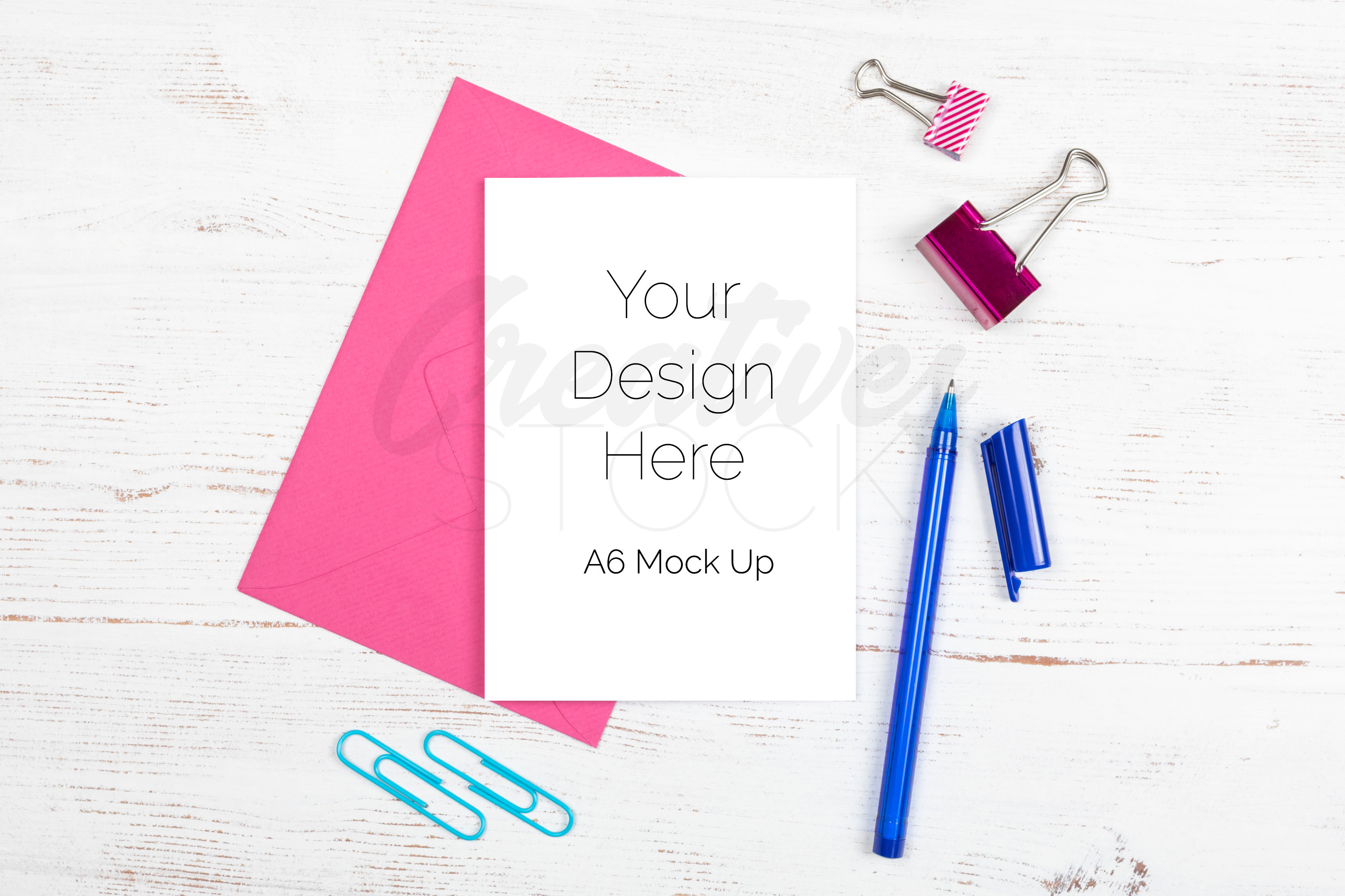 A6 Greetings Card Stock Photo, a Print Template by Creatives STOCK ...