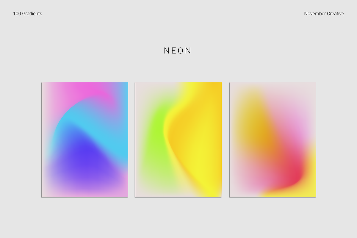 100 Aesthetic Gradient Backgrounds, a Background Graphic by ...