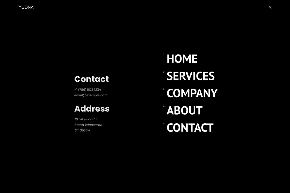 DNA - One Page HTML Template, a HTML Template by DesignOrbital