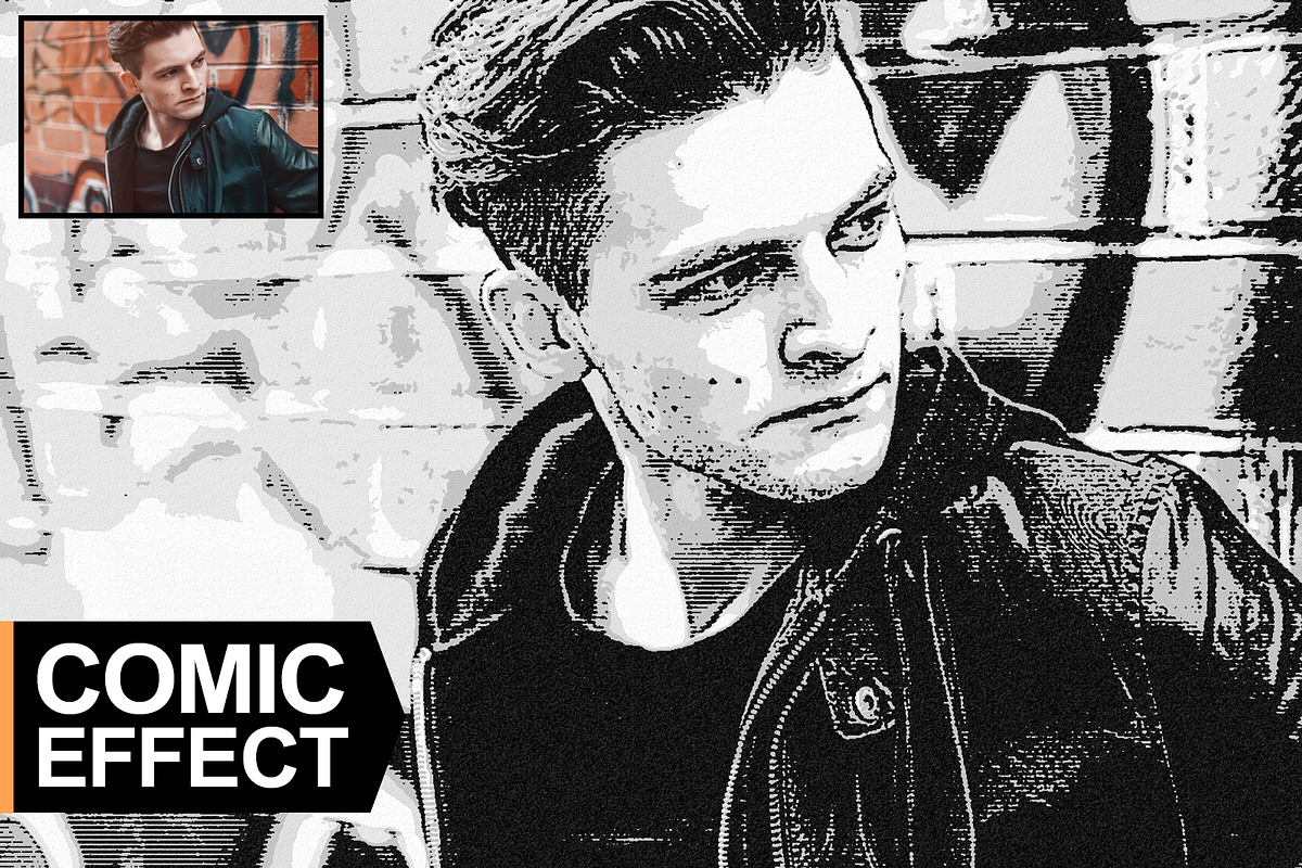 Comic Effect PS Action, an Action Add-On by PSD Action