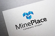 Mine Place Logo, a Branding & Logo Template by EmilGuseinov