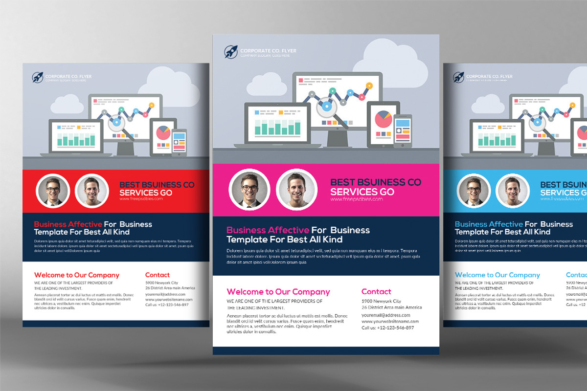 15 Website Design Agency Flyers, a Flyer Template by graphicforest