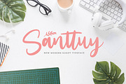 Santtuy - Handwritten Font, a Script Font by StringLabs