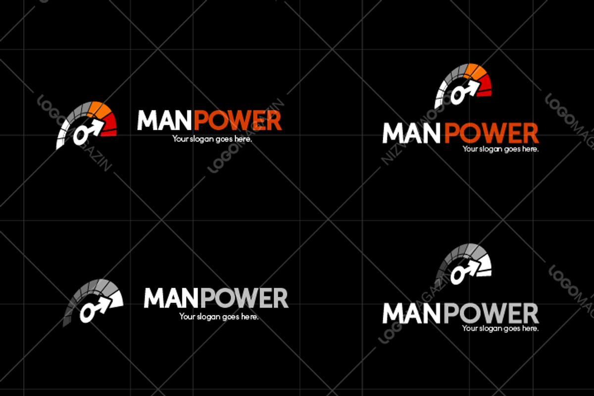 Man Power Logo, a Branding & Logo Template by LogoBuy