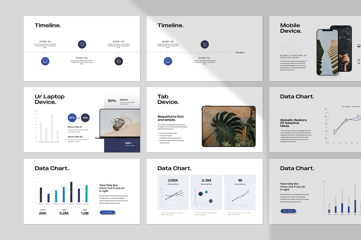 Naven PowerPoint Template, a Presentation Template by GoldenPixelStudio