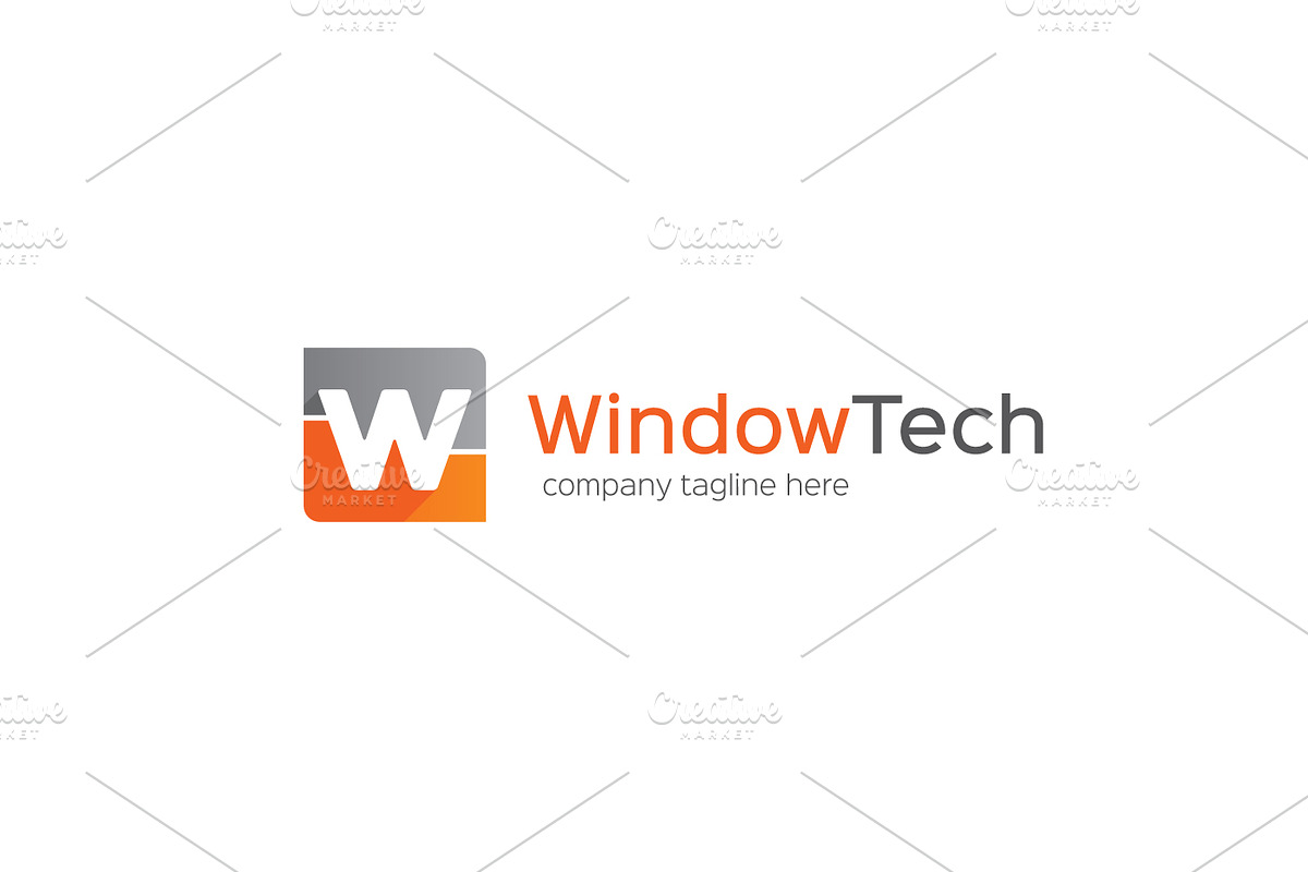 Window Tech Letter W Logo, a Branding & Logo Template by XpertgraphicD