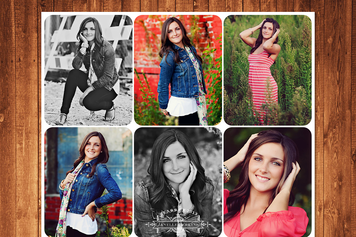Senior Template Photo Collage, a Card Template by DonyDesigns