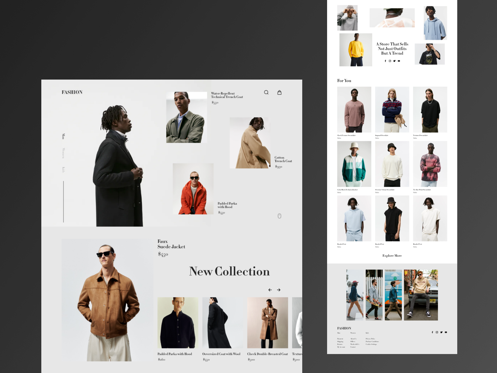E-commerce Web UI Kit