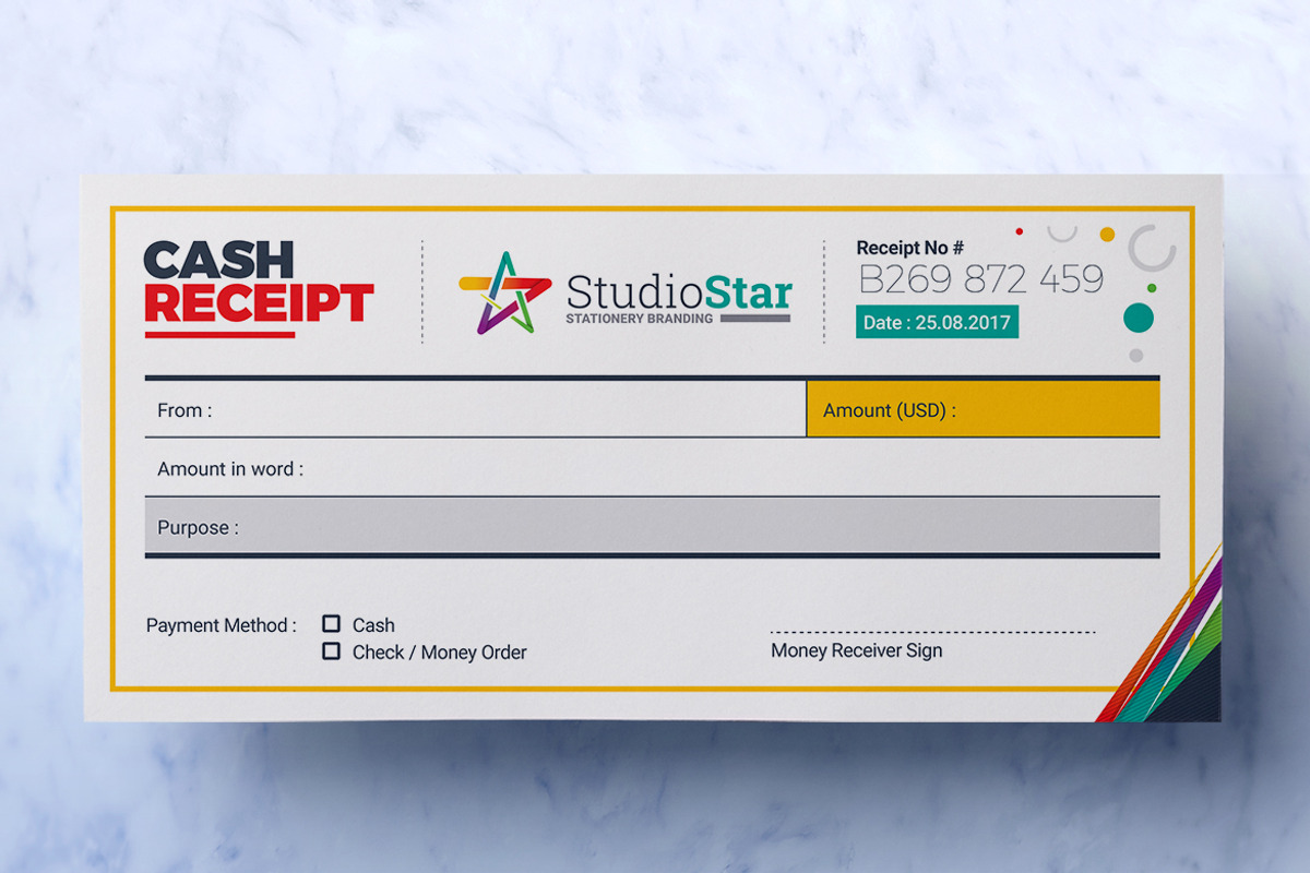 Debit and Credit Cash Voucher, a Stationery Template by ContestDesign