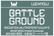 Battle Ground font