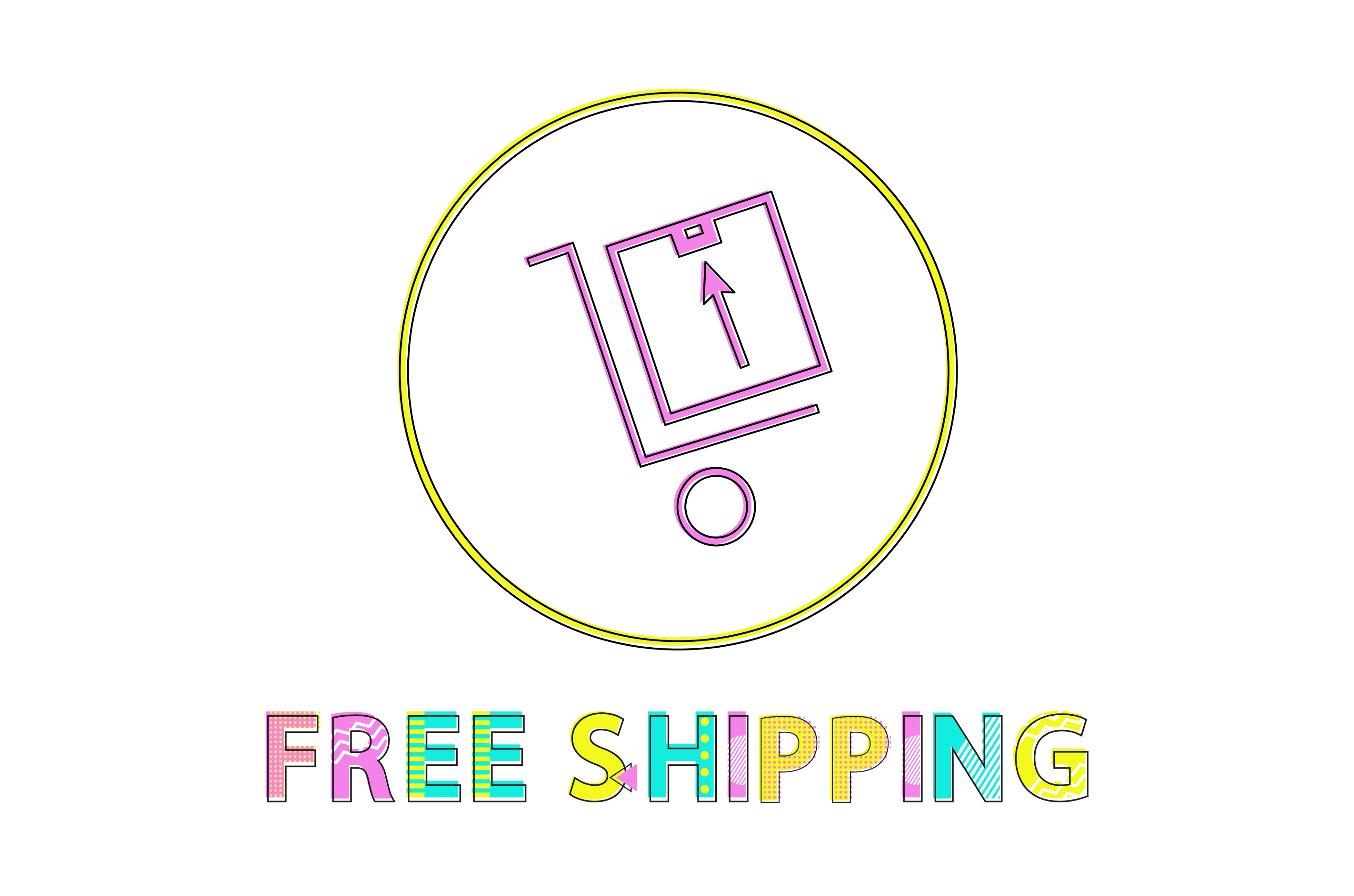 Free shipping vector illustration, an Illustration by robuart