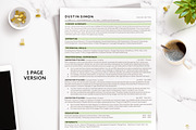 Green ATS Friendly Resume Template