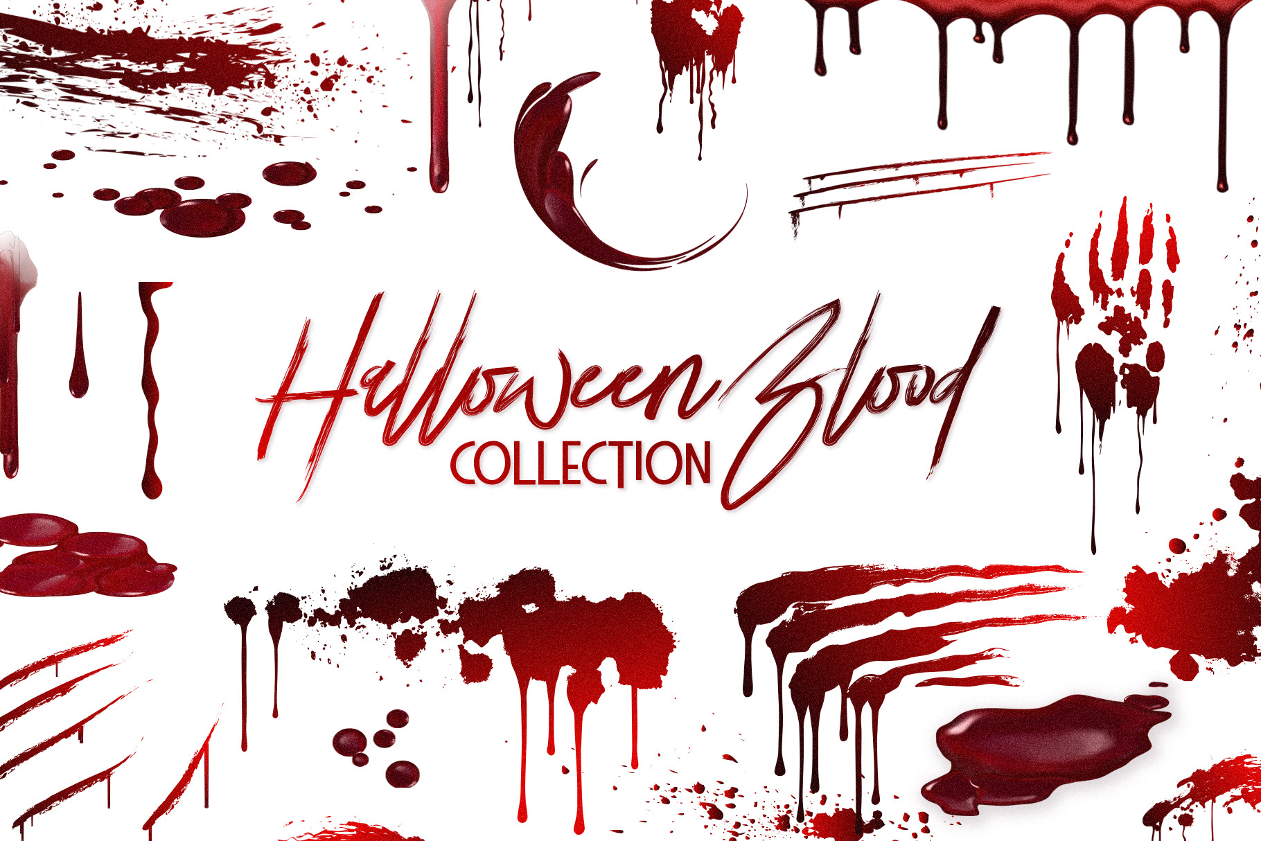 Halloween BLOOD collection, a Texture Illustration by Gluiki
