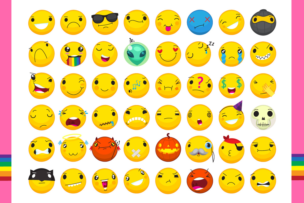 Emoticon icons pack, an Emoji Icon by Moonery's