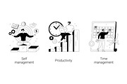 Employee performance and self | Work Illustrations ~ Creative Market
