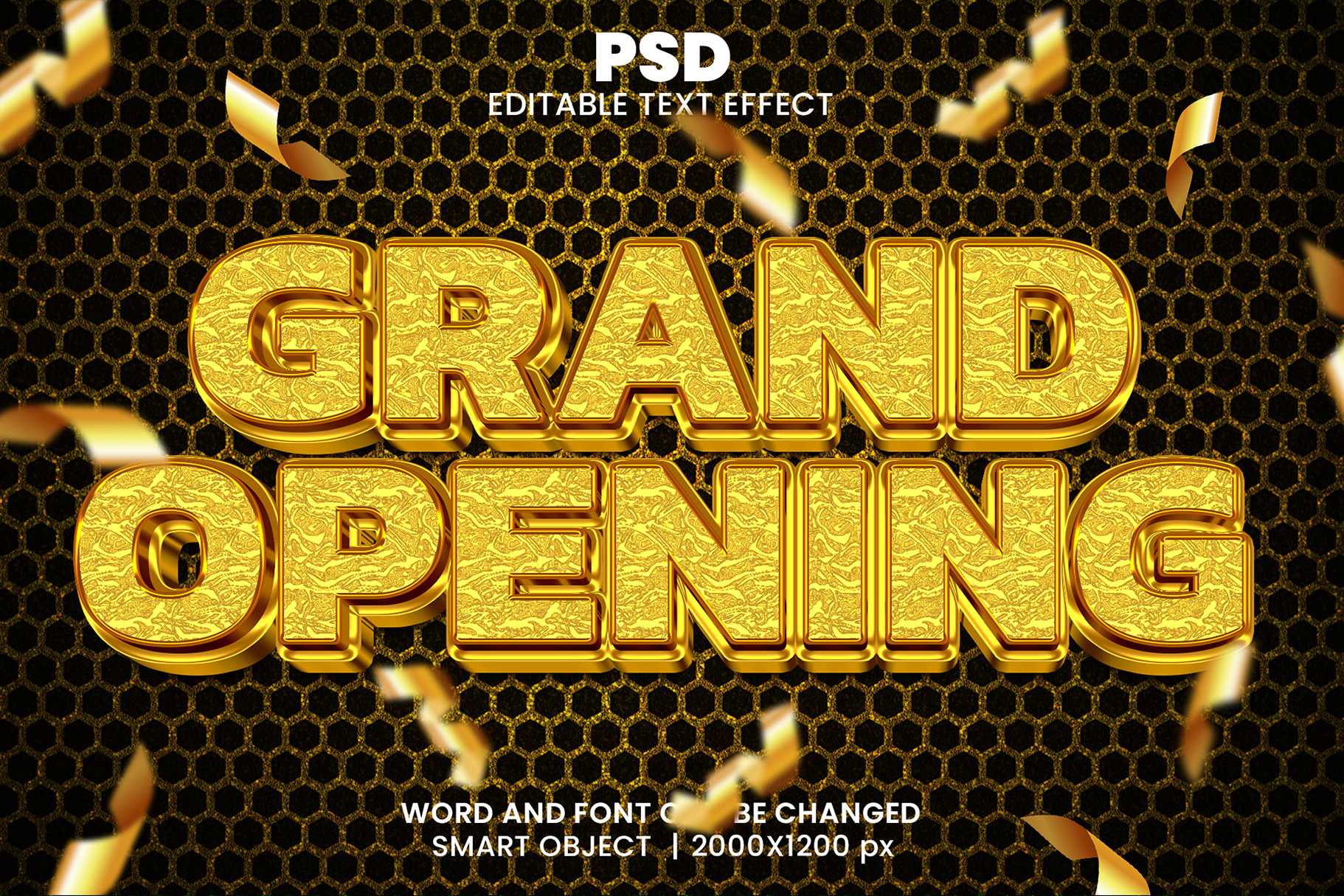 Grand opening 3d Text Effect Style, a Layer Style Add-On by bdrobin