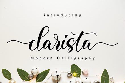 Clara Script, a Script Font by Nissa Studio