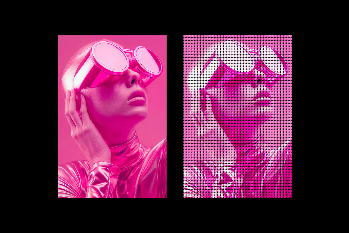 Matrix Dot Poster Effect, a Layer Style Add-On by Design Squad