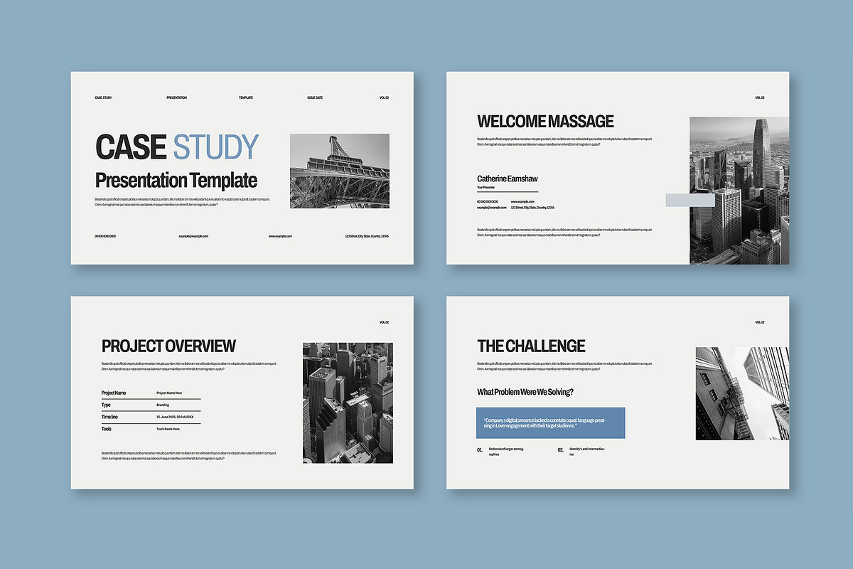 Case Study Presentation Template