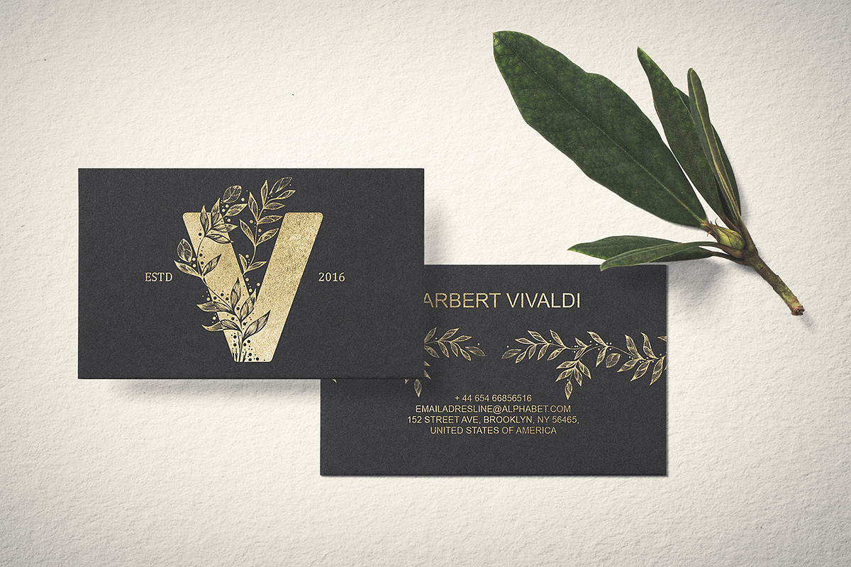 Greenery Monograms | Floral Alphabet, a Decorative Illustration by Tinydew