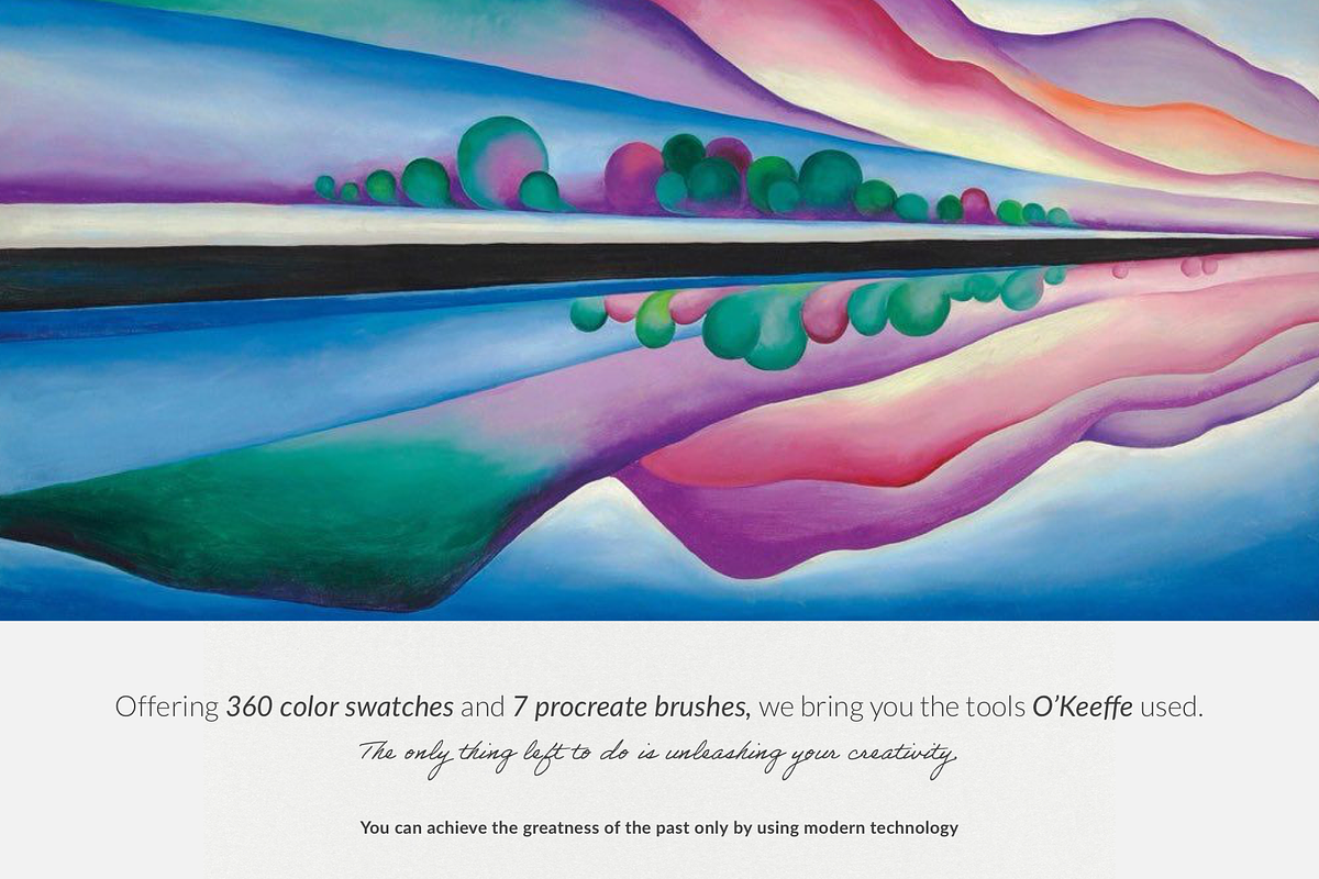 O' Keeffe's Procreate Brushes