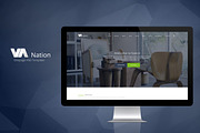 Nation-One Page PSD Template, a Landing Page Template by flr.24