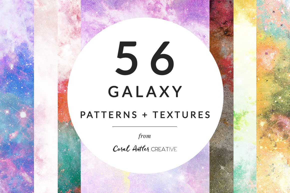 Galaxy Patterns Pack, a Pattern Graphic by Coral Antler