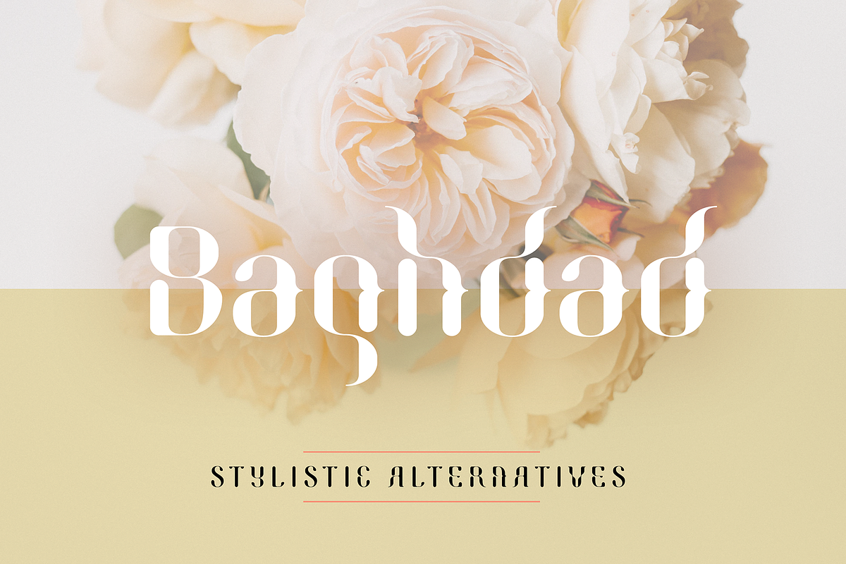 Dubai - elegant display font, a Font by SelfBuild Type