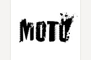 Off-Road Moto Lettering, a Texture Illustration by Anna's Shop