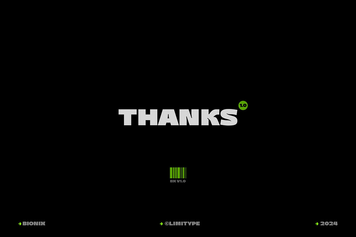 Bionix - Futuristic Bold Font, a Sans Serif Font by limitype | Creative ...