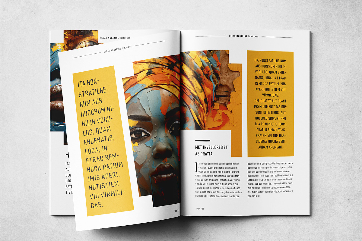 Magazine Print Layout, a Magazine Template by Grkic Creative | Creative ...