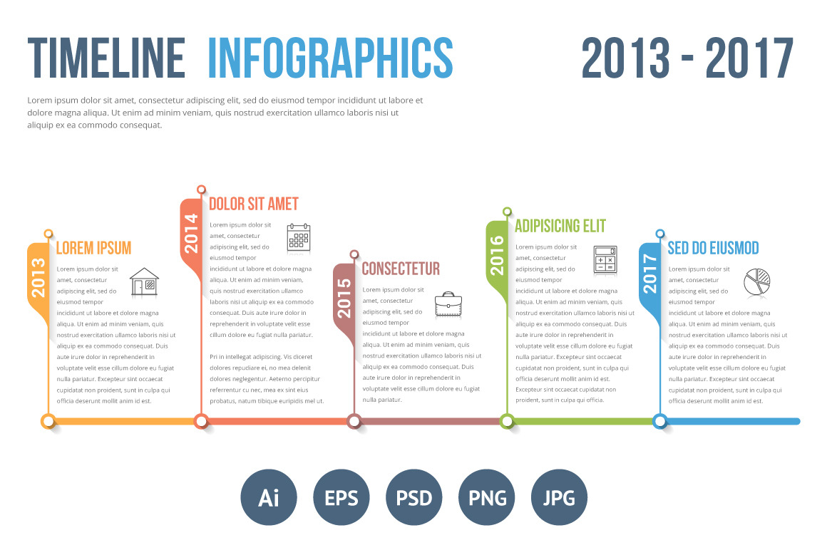 Timeline, a Graphic by PixMarket