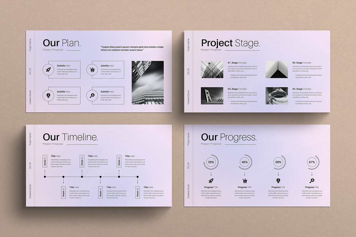 Project Proposal Presentation Design, a Presentation Template by ...