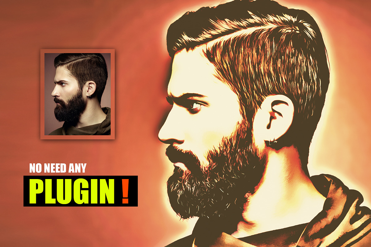 Luster Paint Photoshop Action, an Action Add-On by DesignCave