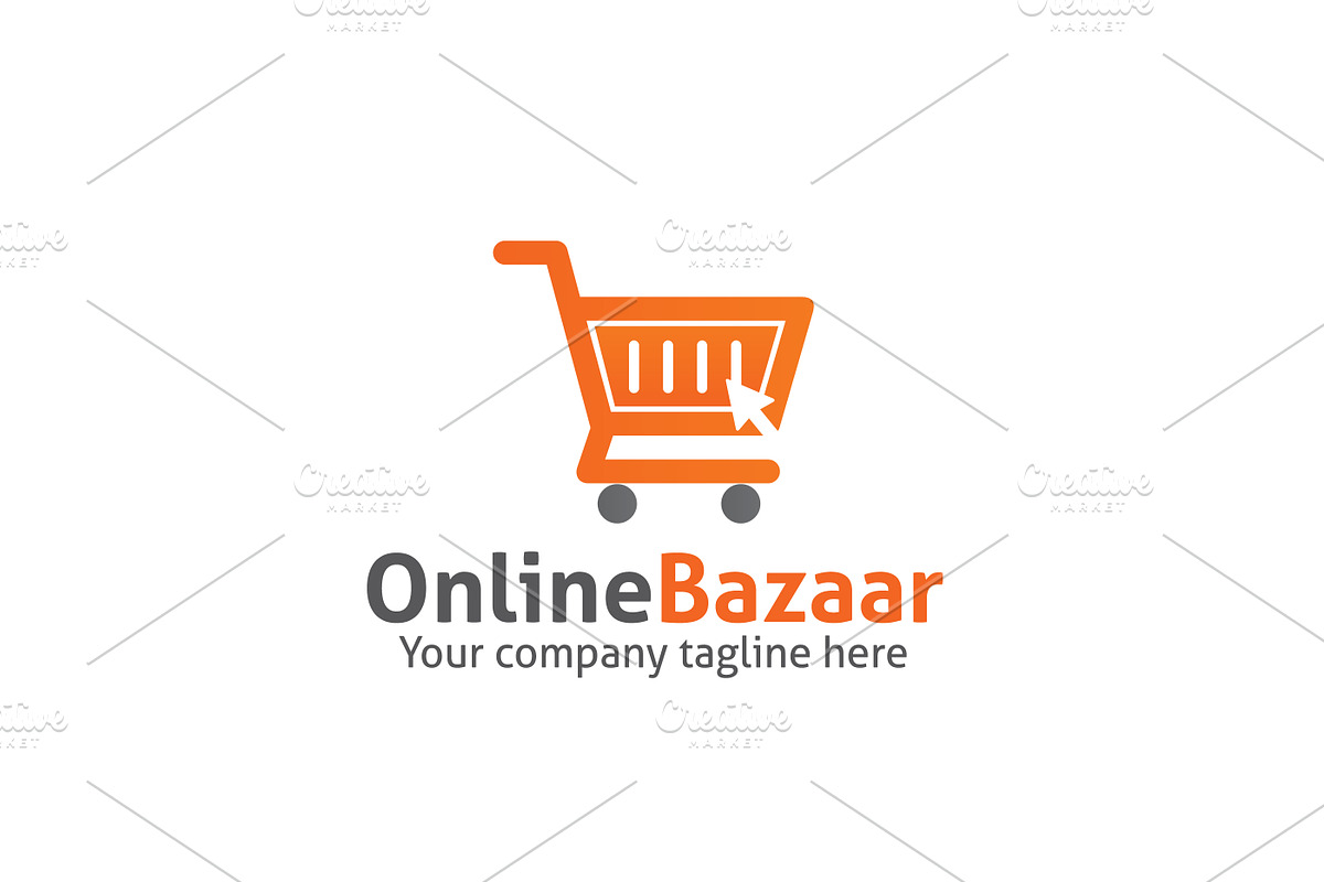 Online Bazaar Logo, a Branding & Logo Template by XpertgraphicD
