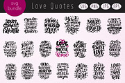 Love Quotes. SVG Quotes, a Graphic by rinaletters